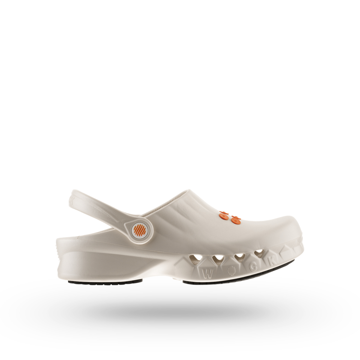 WOCK Grey Non Slip Chef/Work Clogs NUBE 10 - 10019435